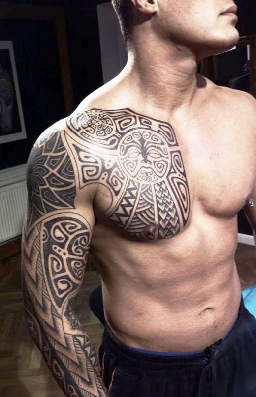 Chest tattoo template Flawssy